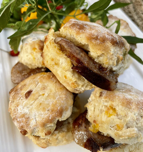 TX Brisket Biscuit | Fancy-Schmancy Take & Bake Biscuits